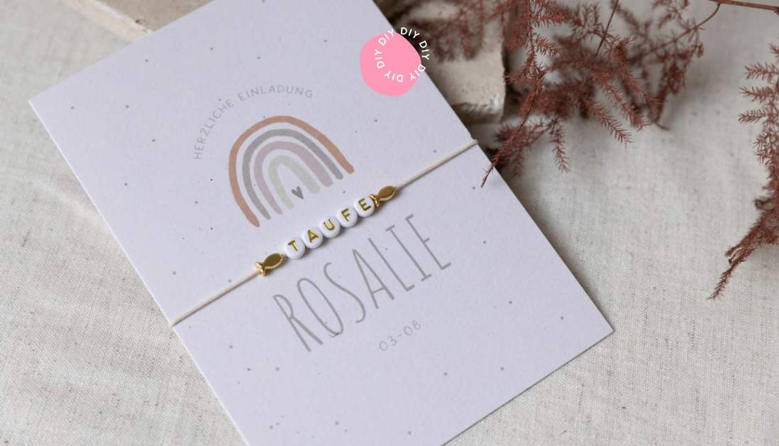 7 einfache DIY-Ideen für eure Taufe