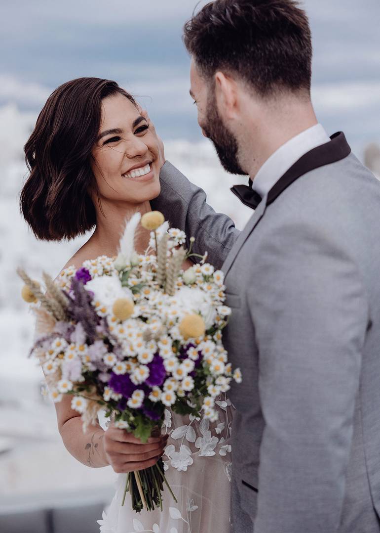 Traumhochzeit in Griechenland: Bildstrecke aus Santorini