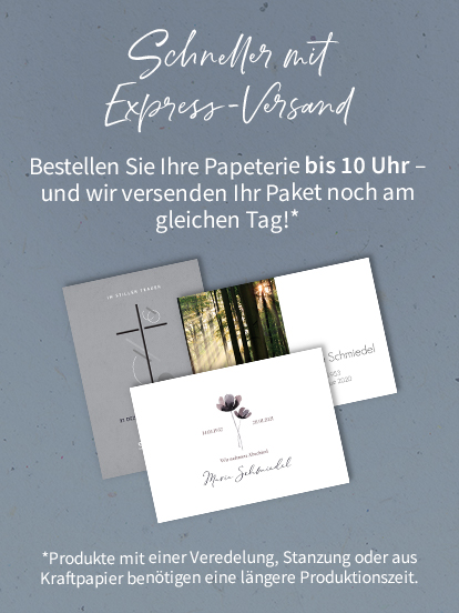 Trauerkarten stilvoll & persönlich gestalten | KARTENMACHEREI